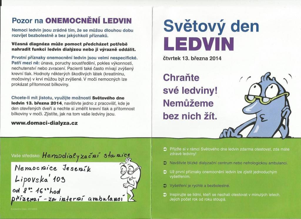 VYUŽIJTE SVĚTOVÝ DEN LEDVIN A ZJISTĚTE, JAK NA TOM JSTE VY | Ke stažení ...